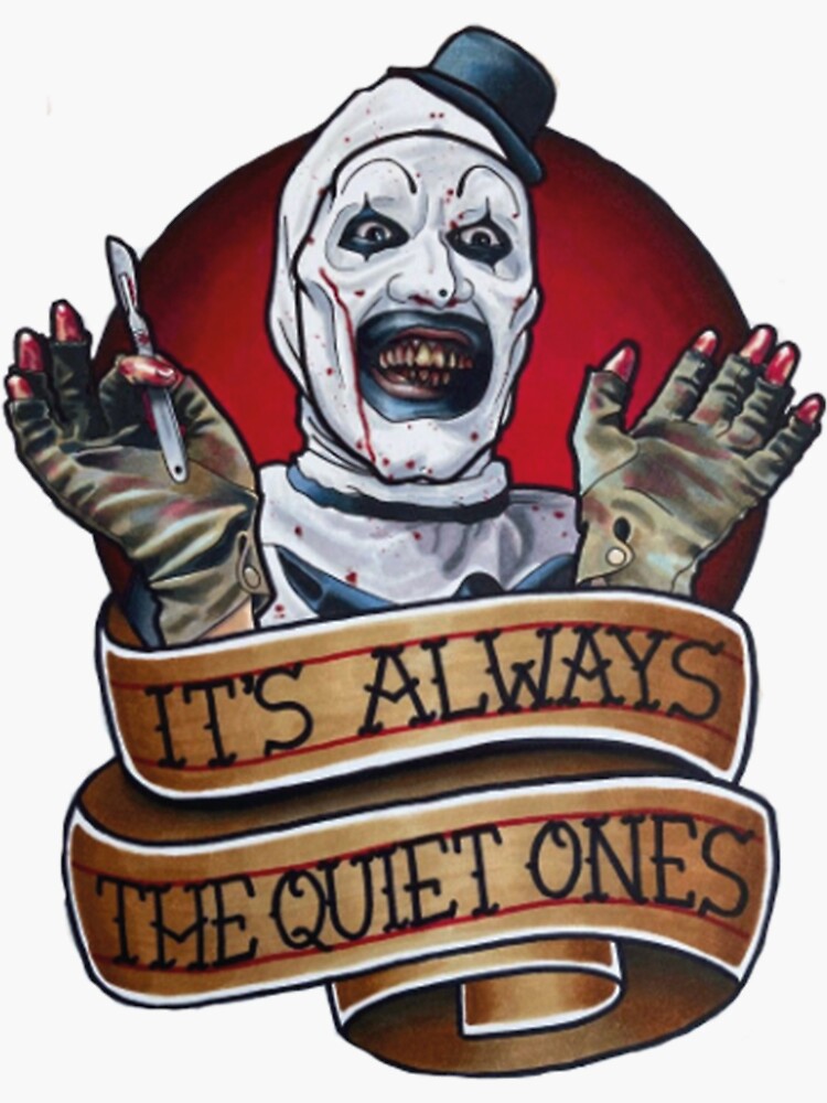 "terrifier 2 " Sticker for Sale by TheEvidence | Redbubble
