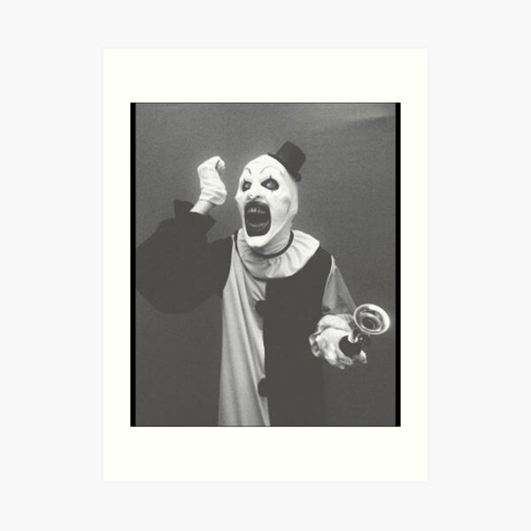 "Terrifier art the clown horror " Art Print for Sale by TheEvidence ...