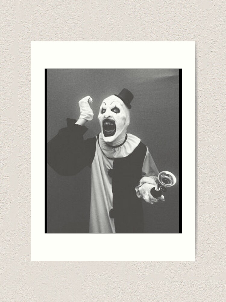 "Terrifier art the clown horror " Art Print for Sale by TheEvidence ...