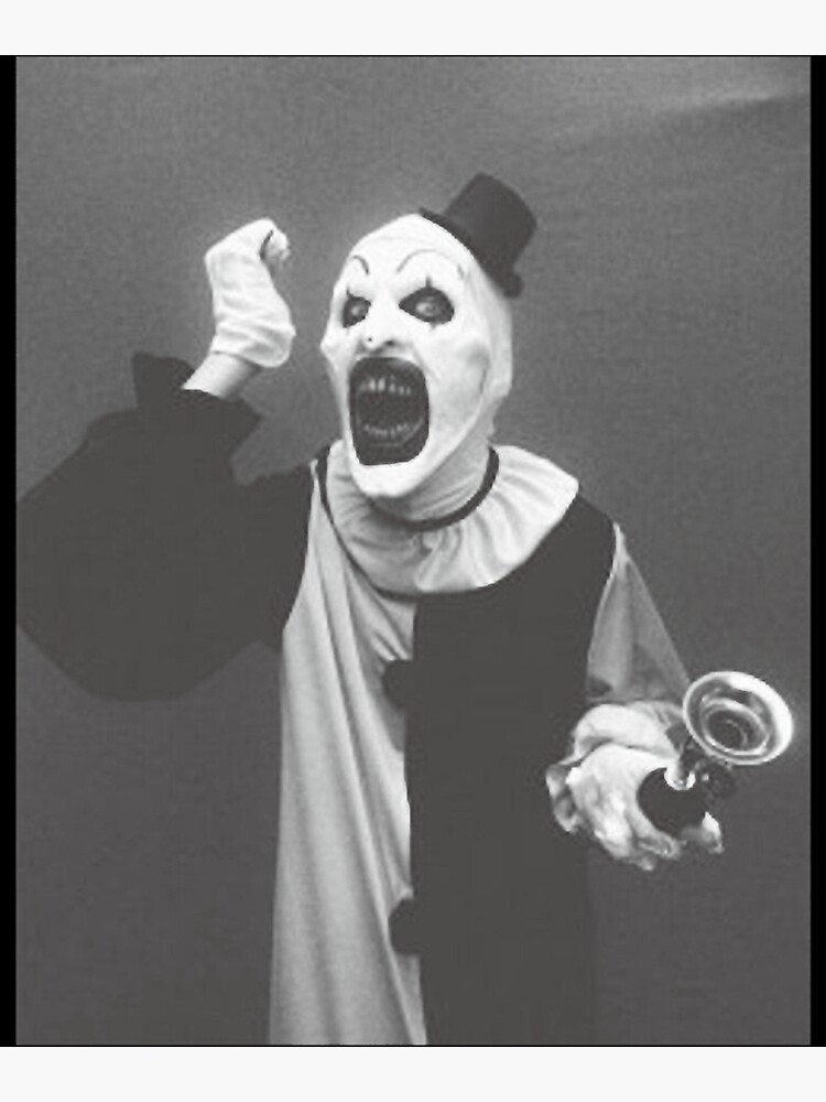 "Terrifier art the clown horror " Poster for Sale by TheEvidence ...
