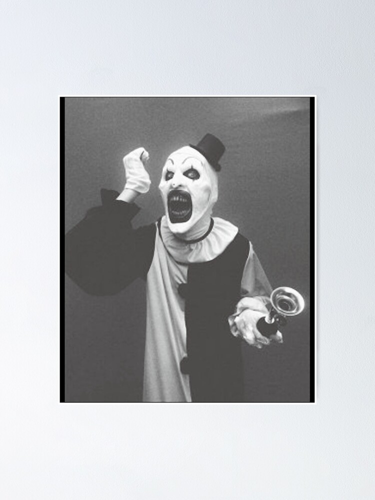 "Terrifier art the clown horror " Poster for Sale by TheEvidence ...