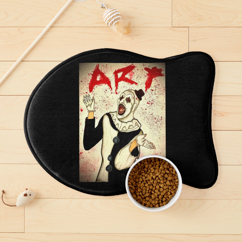 "Terrifier Art The Clown, Terrifier 2, Terrifier " Pet Mat for Sale by ...