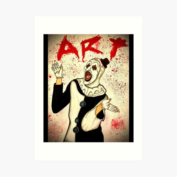 "Terrifier Art The Clown, Terrifier 2, Terrifier " Art Print for Sale ...