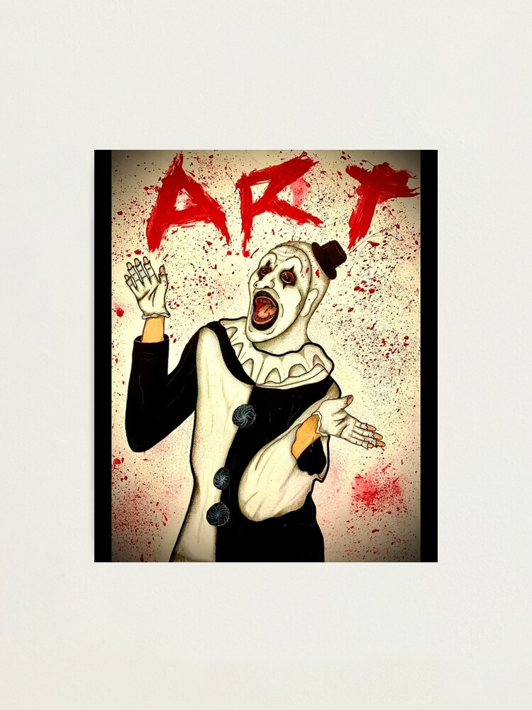 "Terrifier Art The Clown, Terrifier 2, Terrifier " Photographic Print ...