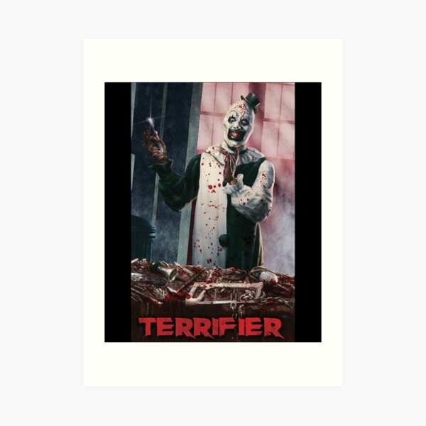 "Terrifier movie horror art the clown film " Art Print for Sale by ...