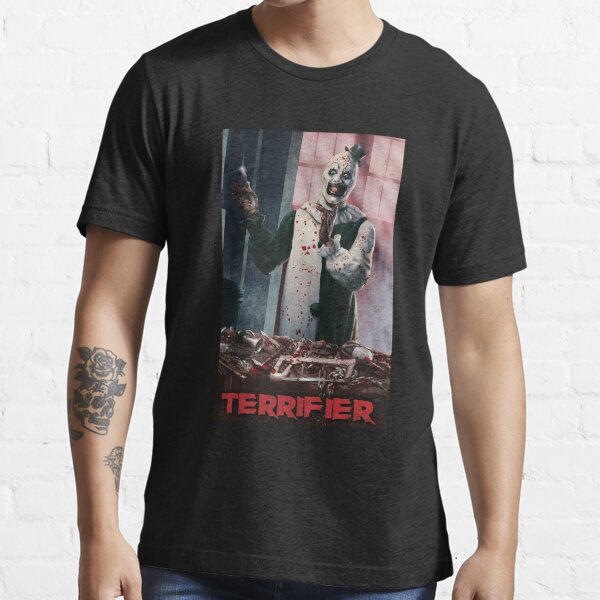 "Terrifier movie horror art the clown film " T-shirt for Sale by ...