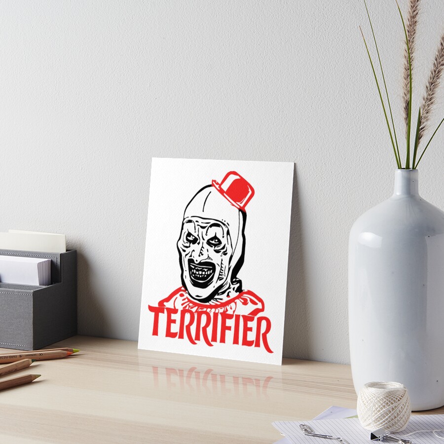 "the Clown Terrifier art " Art Board Print for Sale by TheEvidence ...