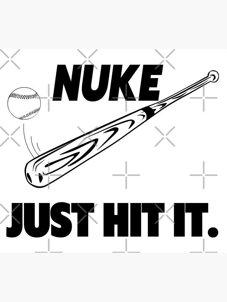 "Just Hit Nukes - Just Do It parody" Sticker for Sale by BenCasey ...