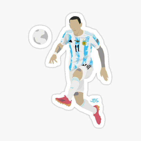 "angel di maria" Sticker by jbsgrafico | Redbubble