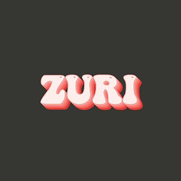 "Zuri - Name" Sticker for Sale by kindxinn | Redbubble
