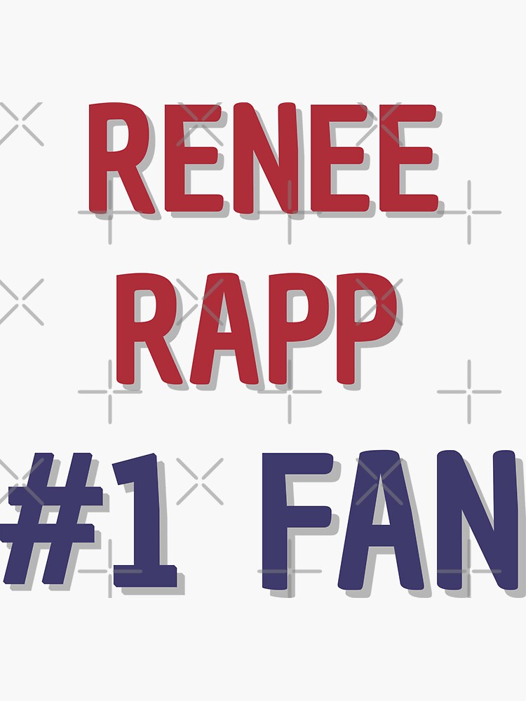 "Renee Rapp #1 Fan" Sticker for Sale by Rybariuns | Redbubble