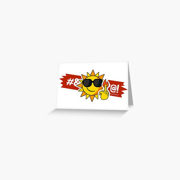"Middle Finger Sun Emoji (from the Middle Finger Funny Emoji series ...