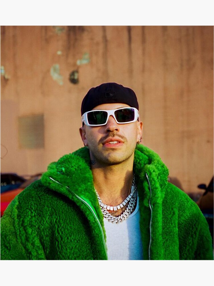 "feid green " Sticker for Sale by Emmebou22 | Redbubble