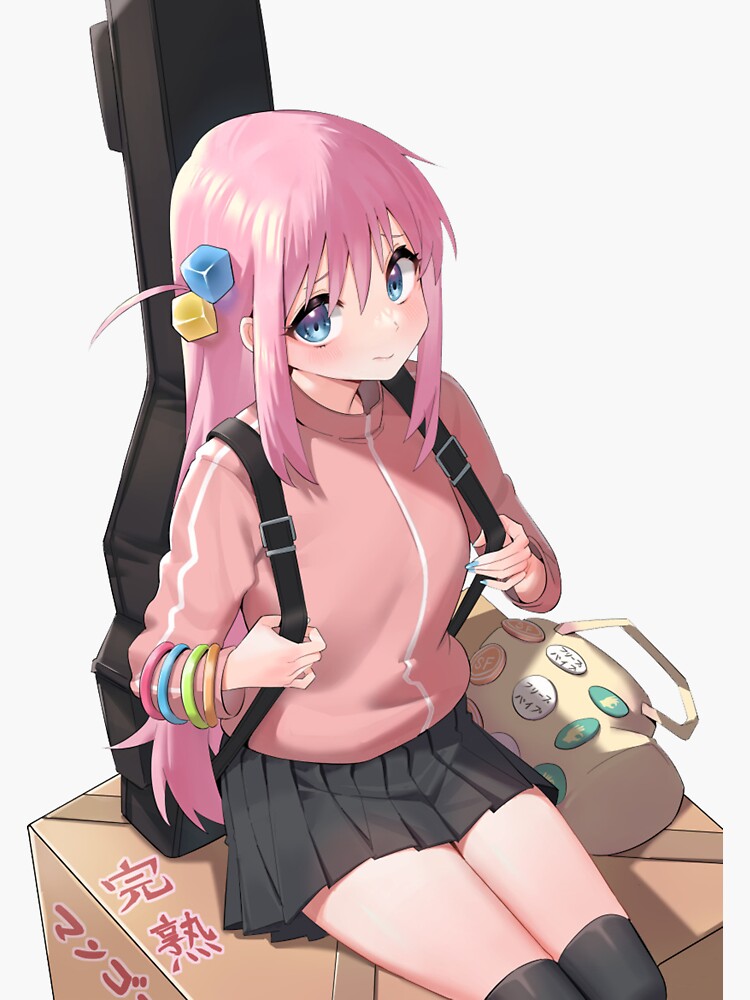 Pegatina «Bocchi The Rock - Guitarrista tímido» de GalacticWaifu ... Pegatina «Bocchi The Rock - Guitarrista tímido» de GalacticWaifu ...