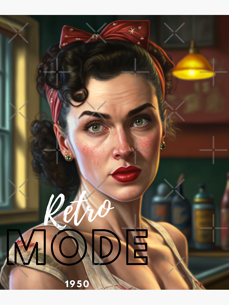 "Classic pin-up" Sticker for Sale by AntonininEpics | Redbubble