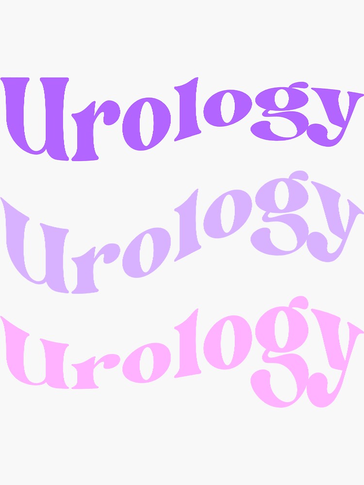 "Urology" Sticker for Sale by Urbanandmodern | Redbubble