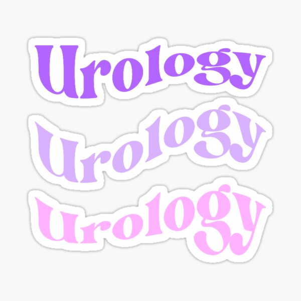 "Urology" Sticker for Sale by Urbanandmodern | Redbubble