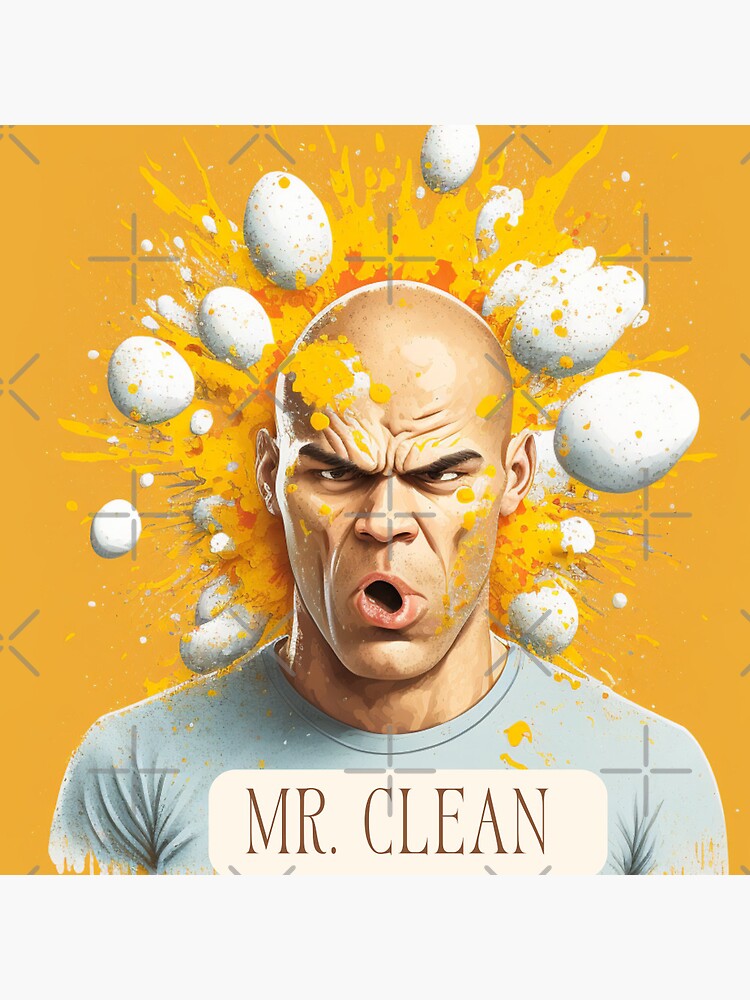 Cleaning Mr. Clean Pin Button