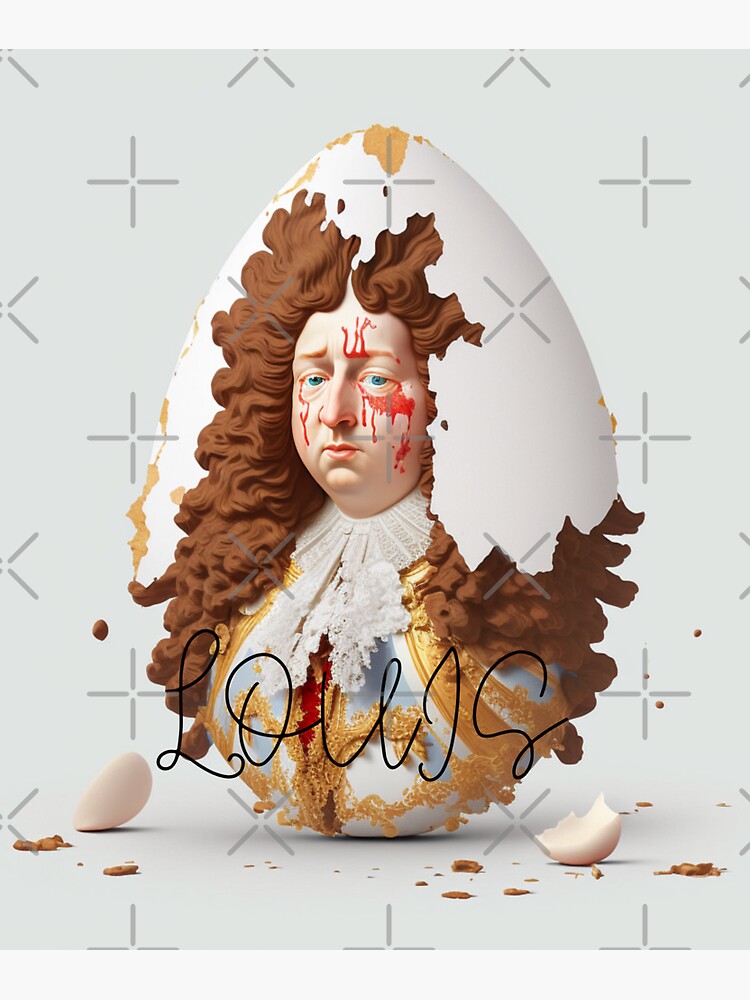 "Louis xiv Design" Sticker for Sale by AntonininEpics | Redbubble