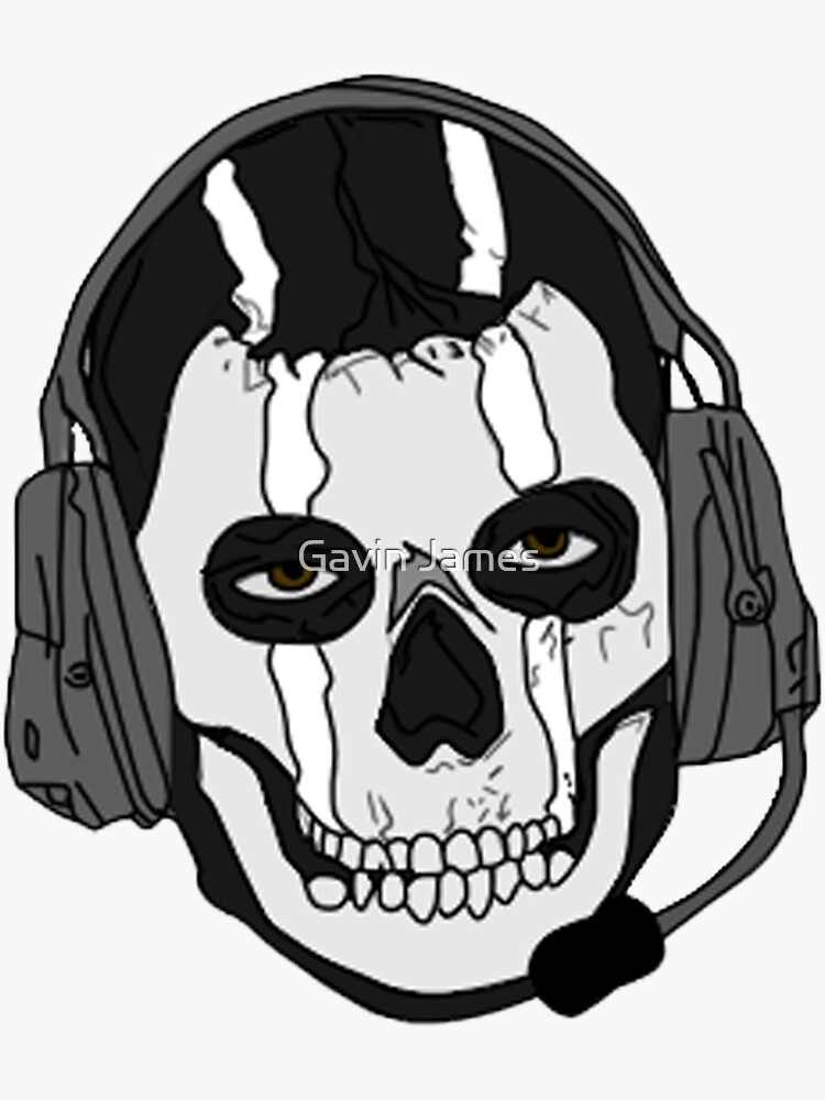 "Simon "Ghost" Riley " Sticker for Sale by tricksterkian | Redbubble