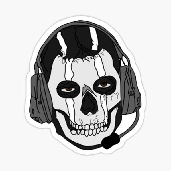 "Simon "Ghost" Riley " Sticker for Sale by tricksterkian | Redbubble