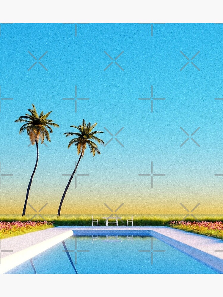 "Poolside |Nagai | Hiroshi paintings" Poster for Sale by Bondalina | Redbubble