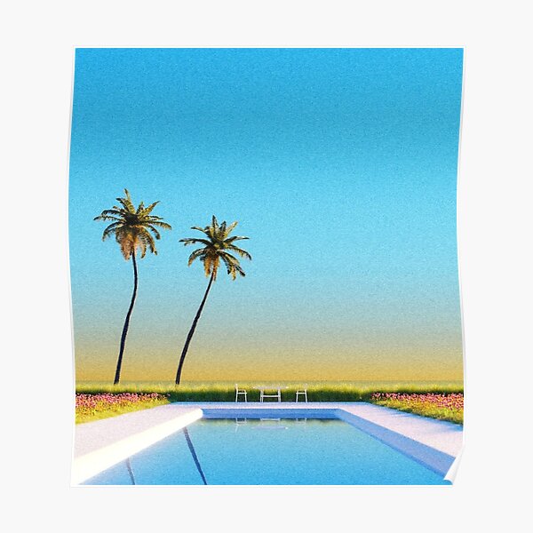 "Poolside |Nagai | Hiroshi paintings" Poster for Sale by Bondalina | Redbubble
