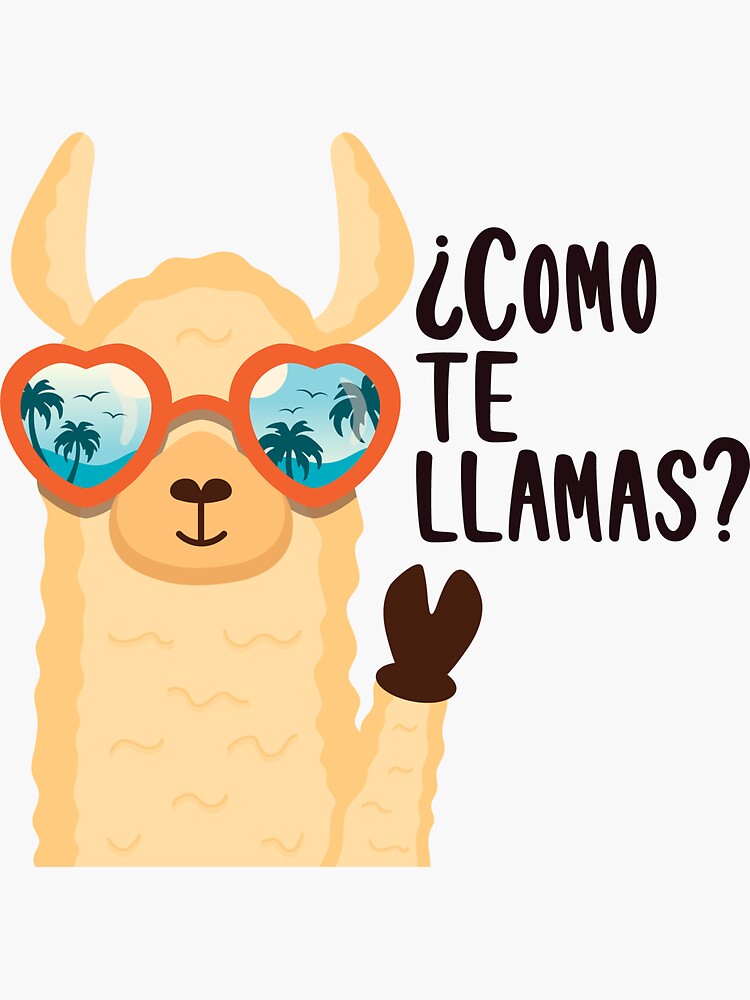 Como Te Llamas Name Tag