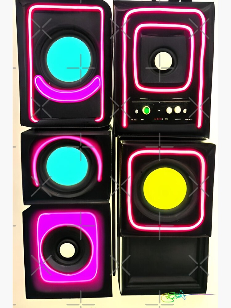 "Vintage Stereo Pop Art 19" Sticker for Sale by benitodelray | Redbubble