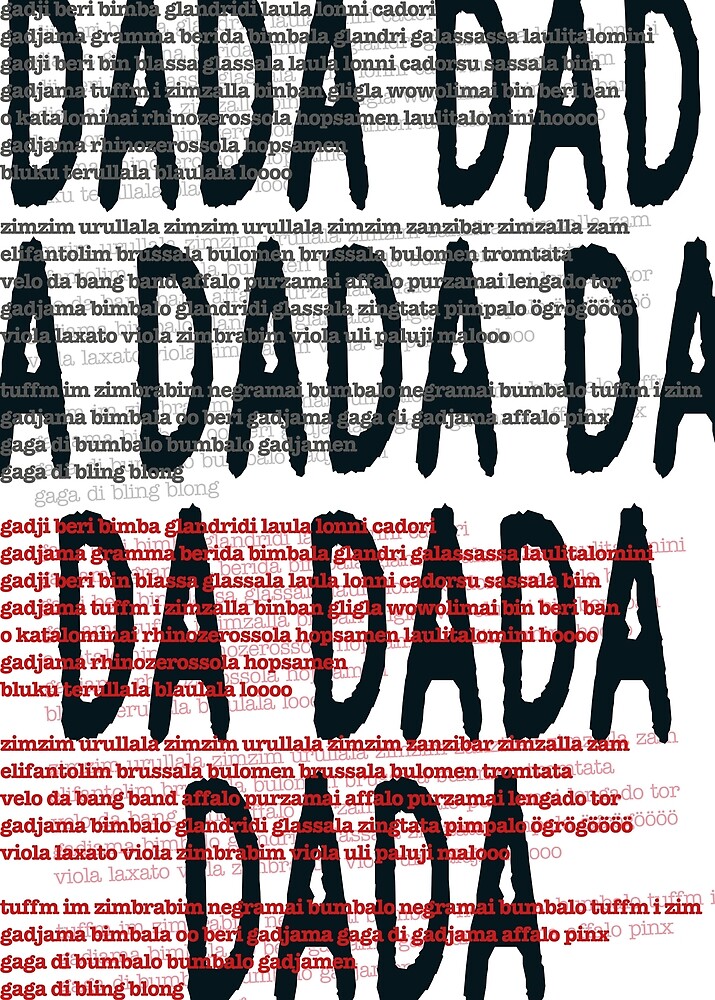 "100 Years of DADA #3" by Hell-Prints | Redbubble