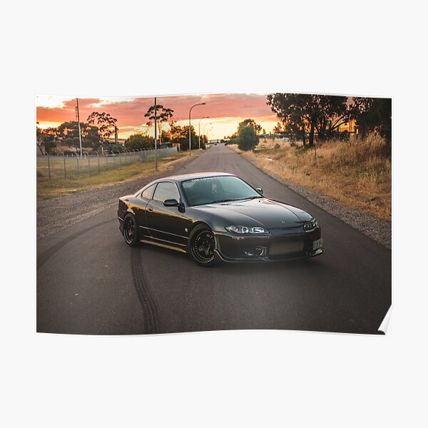 "S15 Silvia Sunset" Poster for Sale by AgainstTheOdds | Redbubble