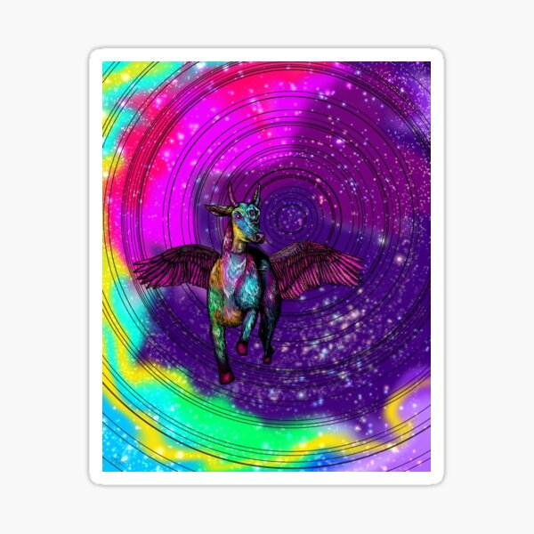 "Hail Her" Sticker for Sale by NeonHorror | Redbubble