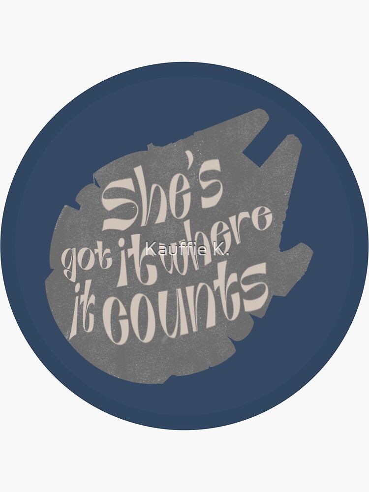 "She's Got It" Sticker for Sale by CupOfKauffie | Redbubble