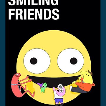 "Smiling Friends - Adult Swim " Sticker for Sale by LittleBaeshop ...