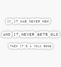 Folk Music Stickers | Redbubble