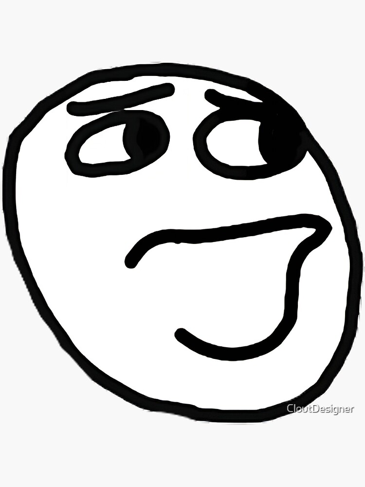 "Concerned Twitch Emote" Sticker for Sale by CloutDesigner | Redbubble