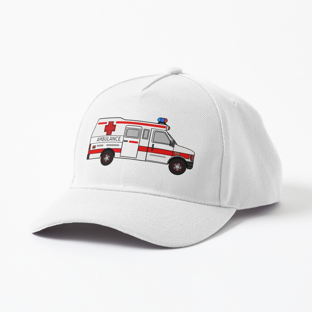 "Ambulance cartoon illustration" Sticker for Sale by Misscartoon ...