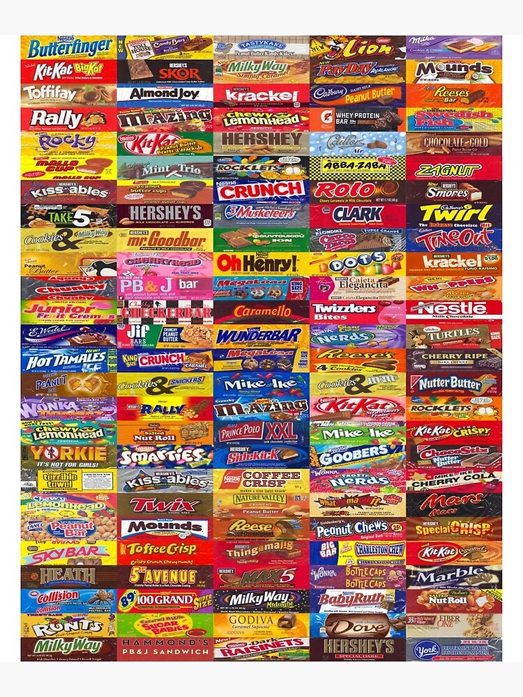 "Candy Wrappers" Poster for Sale by CoreyArms | Redbubble