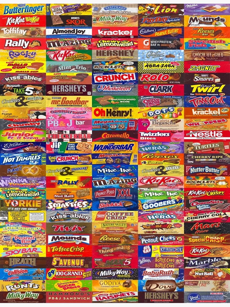 "Candy Wrappers" Sticker for Sale by CoreyArms | Redbubble