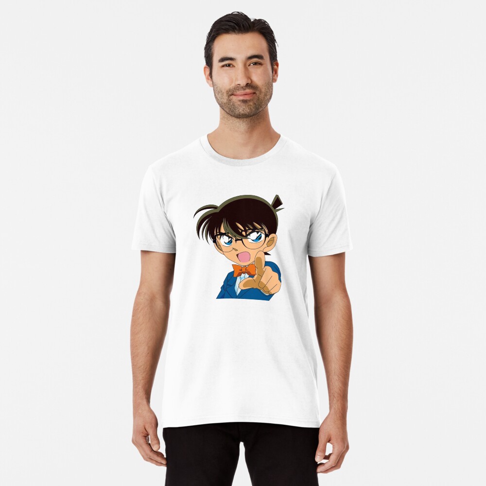 "pointing conan boy" Sticker for Sale by JaimeSkiles | Redbubble