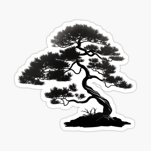"Bonsai tree #11" Sticker for Sale by CreatingTheArt | Redbubble