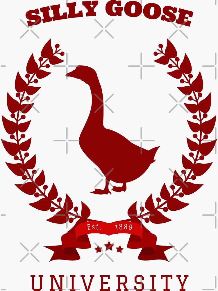 "Silly Goose University | Funny University Insignia | Funny College ...
