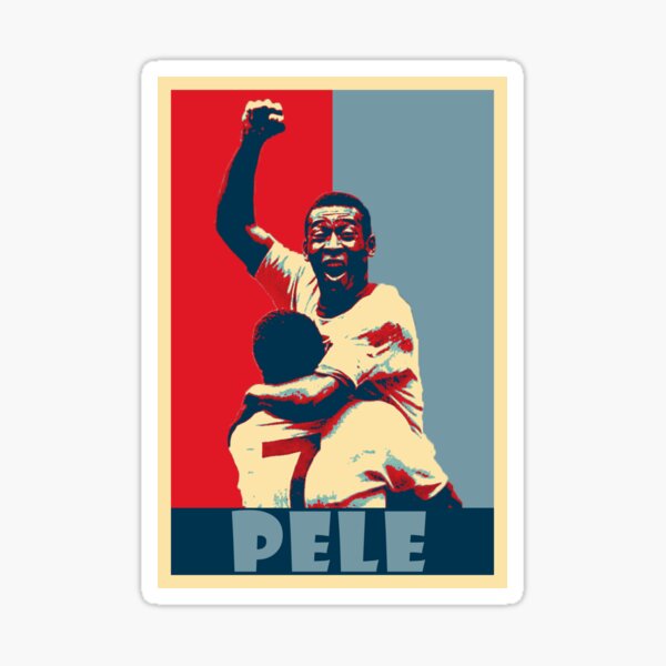 "pele rip pele poster pop art poster" Sticker for Sale by ...