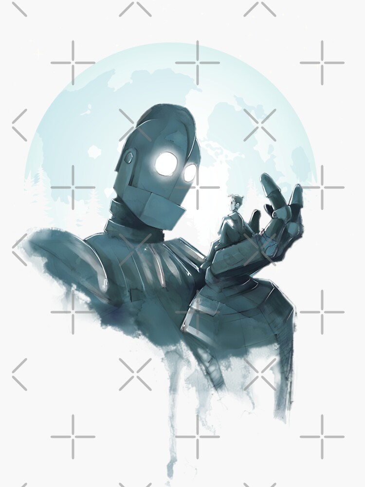"Iron Giant" Sticker for Sale by Asdella | Redbubble