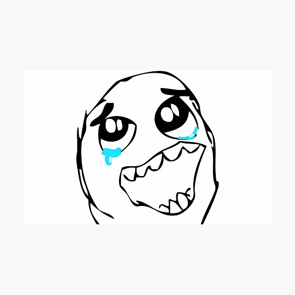 Happy Crying Troll Face