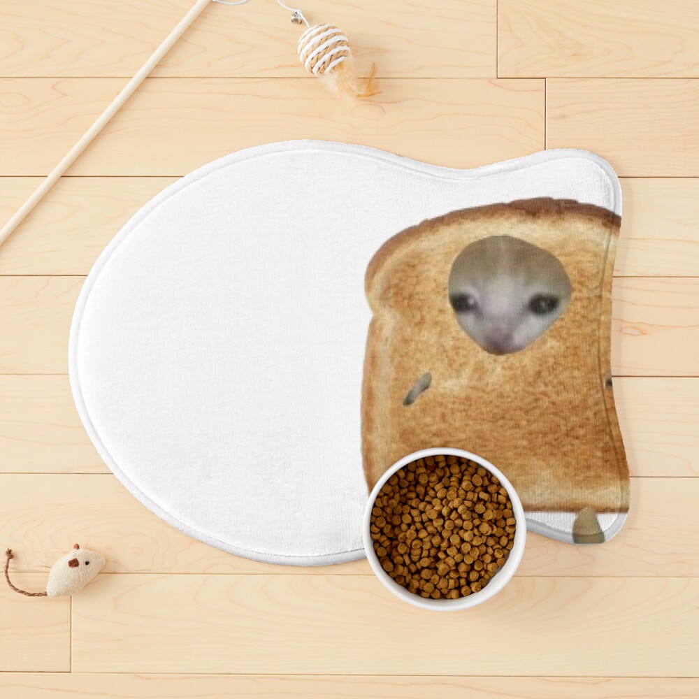 "Toast cat" Sticker for Sale by CoolMeowCat | Redbubble
