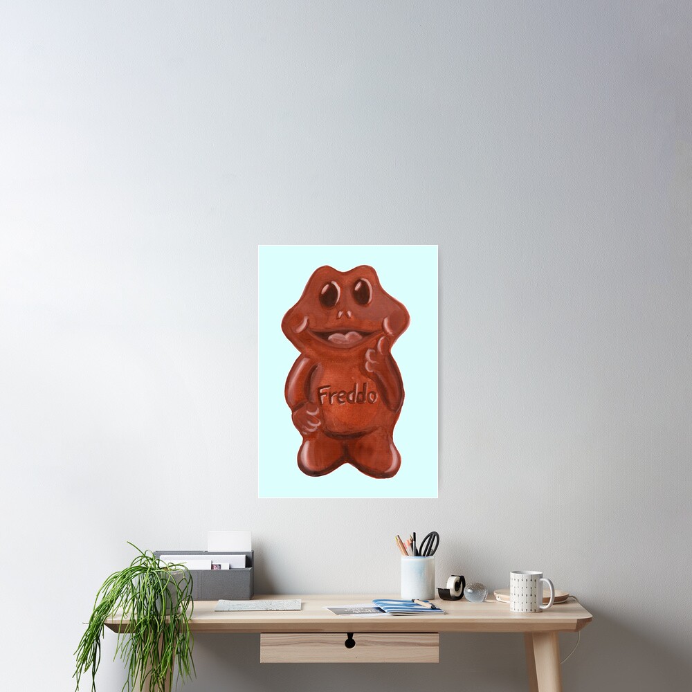 "Freddo Frog" Poster by makemerriness | Redbubble