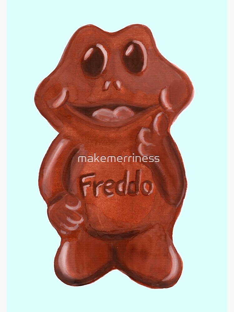 "Freddo Frog" Poster by makemerriness | Redbubble