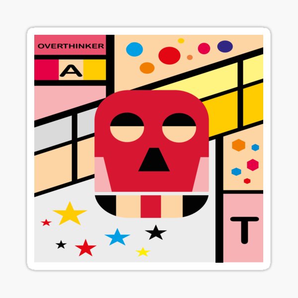 "Skull." Sticker for Sale by headbuum | Redbubble