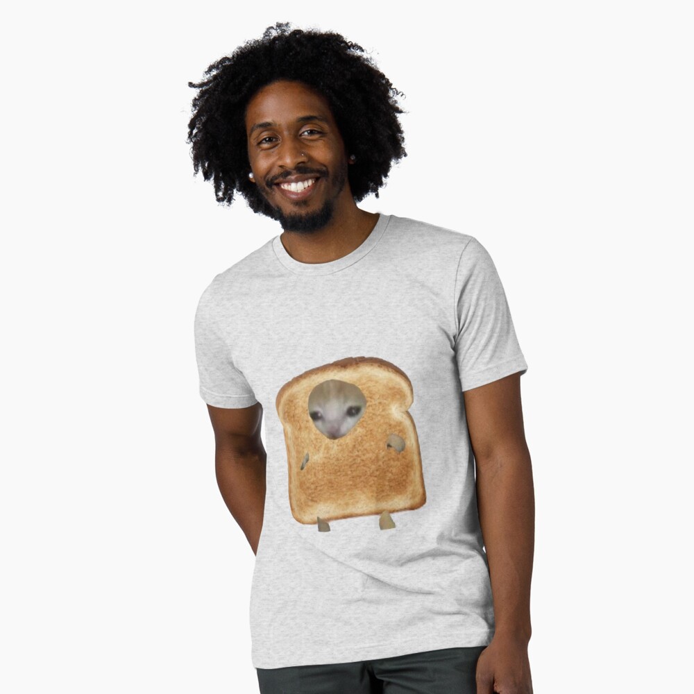 "Toast cat" Sticker for Sale by CoolMeowCat | Redbubble